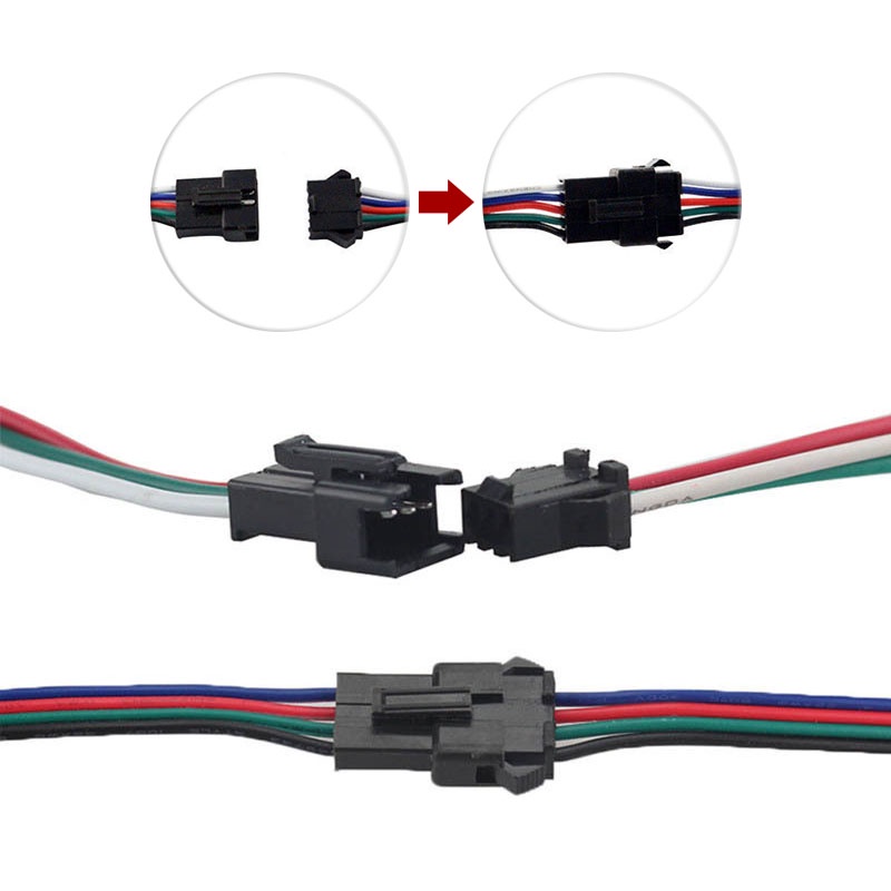 5 Bộ Dây Nối Nhanh 30cm JST SM 2P 3P 4P 5P 6P Cho Xe Máy | Shopee Việt Nam