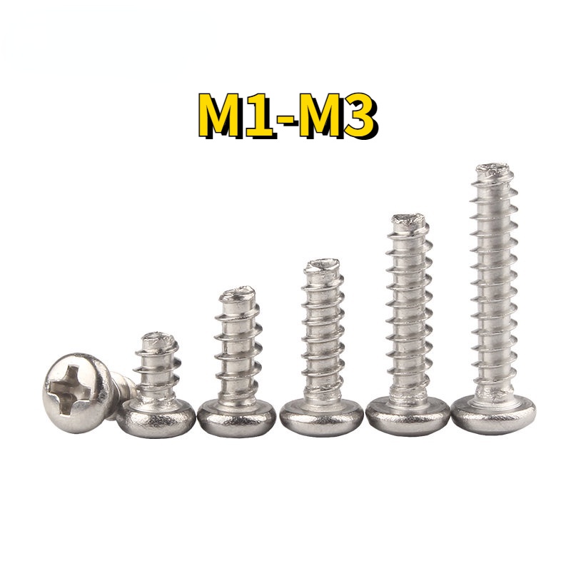 [xjk] 304 thép không gỉ tự khai thác đầu tròn đuôi phẳng tự khai thác vít cắt đuôi vít vít bằng ...