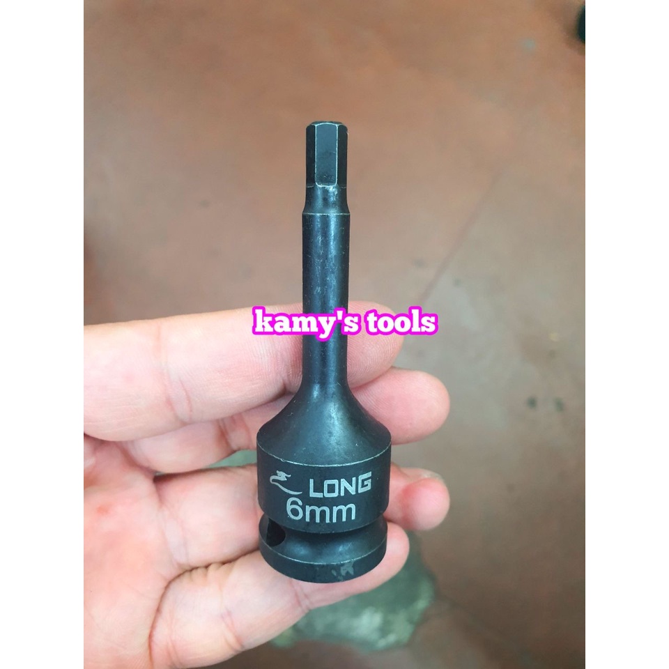 Tuýp lú đầu lục giác 1/2 inch dài 78mm H4 H5 H6 H7 H8 H10 H12 H13 H14 H15 H16 H17 H18 H19 ...