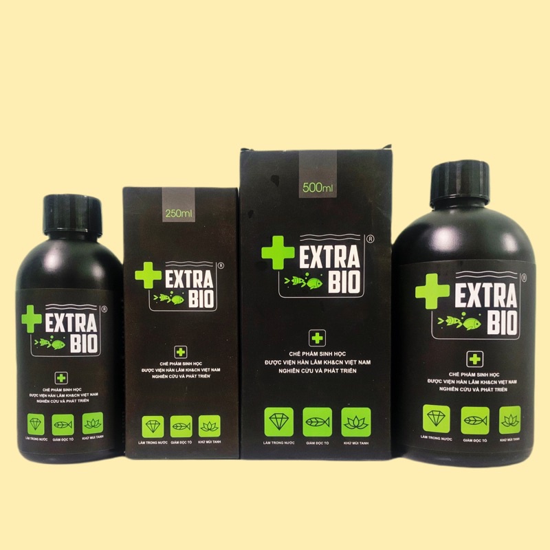 Chế Phẩm Sinh Học Men Vi sinh Extra Bio (250ml - 500ml) Cao Cấp Cho Cá Cảnh | Shopee Việt Nam