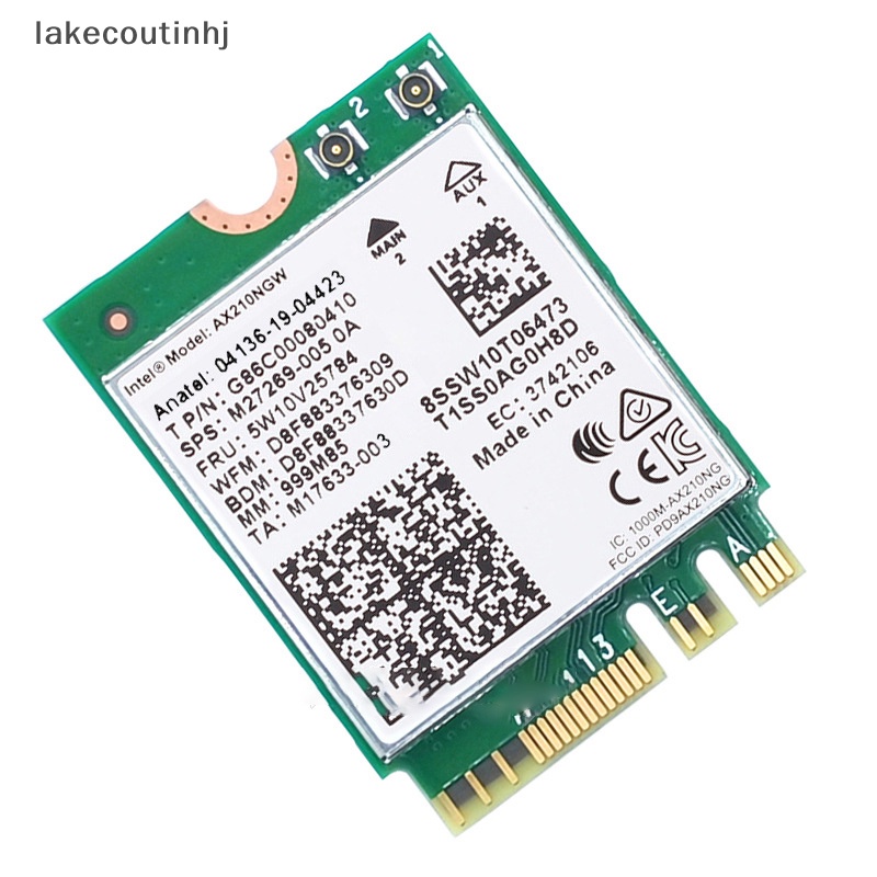 Thẻ WiFi 6E Intel AX210 Bluetooth 5.2 M.2 AX210NGW 2.4Ghz 5Ghz 6Ghz ...