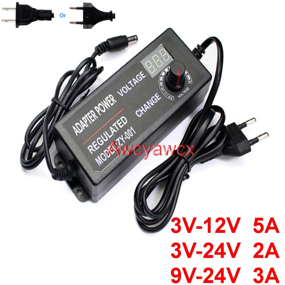Bộ Chuyển Đổi Nguồn Điện AC 100-240V Sang DC 3V 5V 6V 9V 12V 15V 24V 1A 2A 3A 5A | Shopee Việt Nam