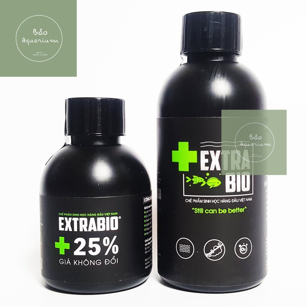 Vi Sinh Làm Trong Nước Hồ Cá Extrabio 125ml 250ml 500ml 1000ml | Shopee Việt Nam