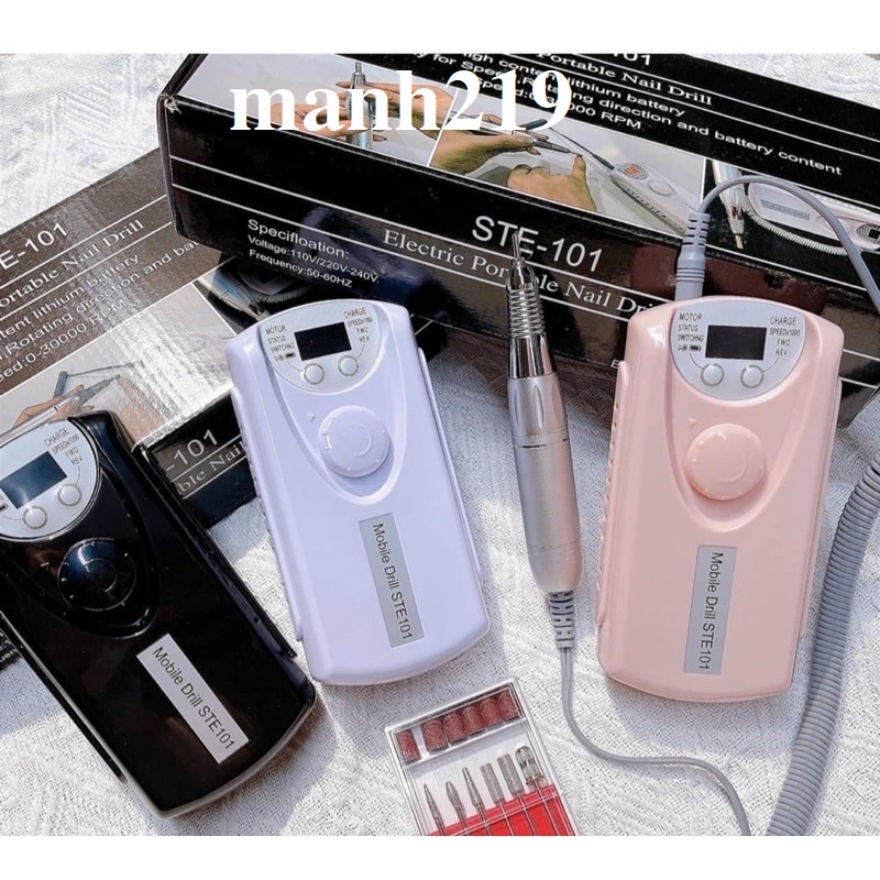 Máy Mài STE 101 Tích Điện mài móng tay nail - manh219 | Shopee Việt Nam