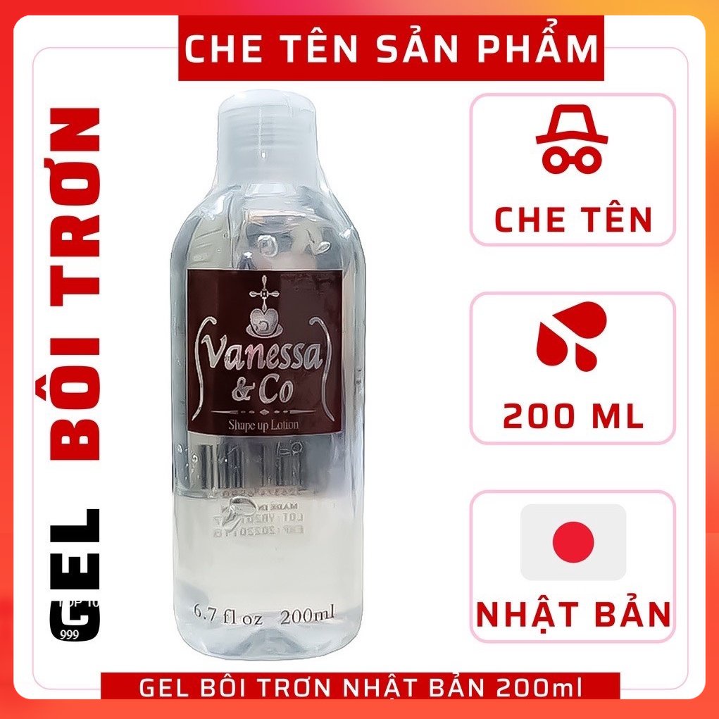 Gel Bôi Trơn VANESSA & CO Masage Body Giữ Ẩm Giảm Khô Rát Mát Lạnh ...