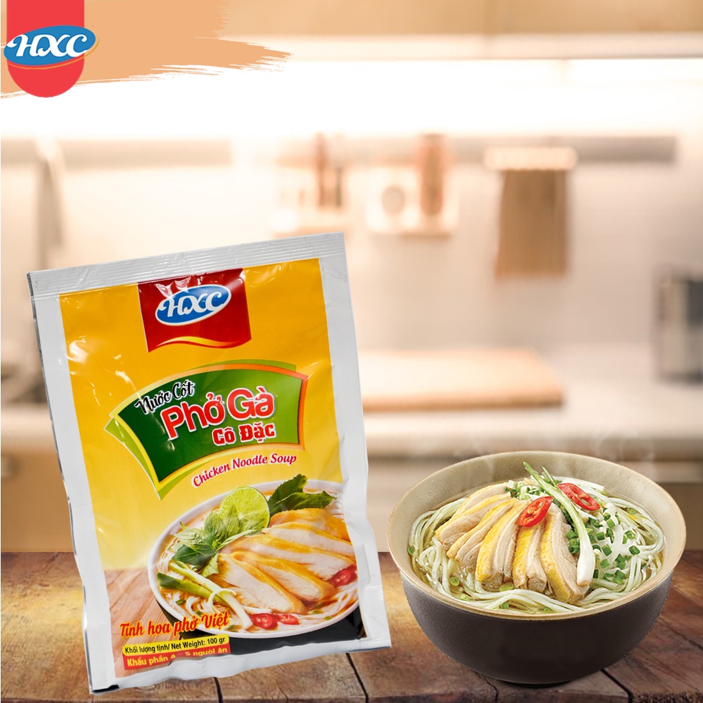 Nước Cốt Phở Gà Cô Đặc HXC - Gói 100g (4-5 bát phở) | Shopee Việt Nam