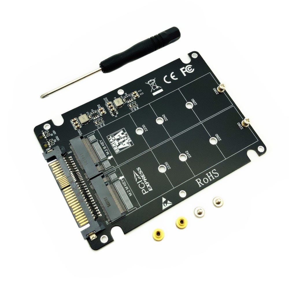 Bộ chuyển đổi m.2 ssd sang u.2 2 trong 1 m.2 nvme sata-bus ngff ssd ...