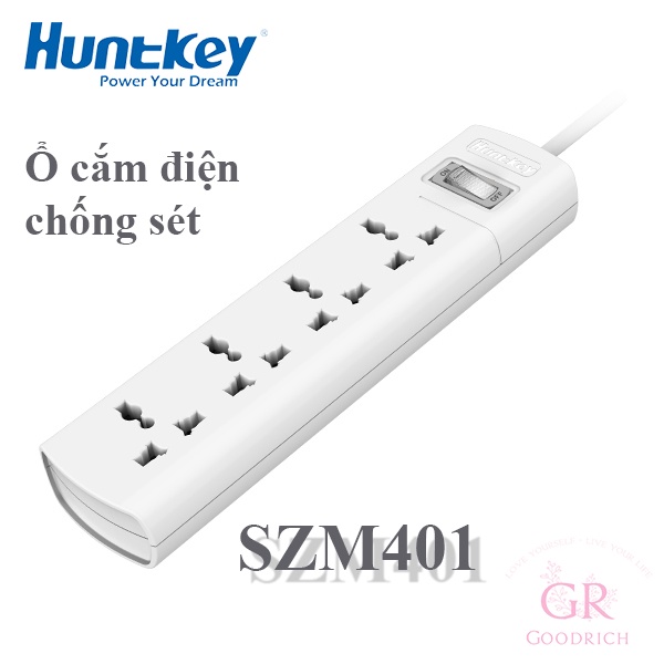 Ổ cắm điện đa năng kháng lửa chịu nhiệt Huntkey SZM401 - Hàng chính hãng | Shopee Việt Nam