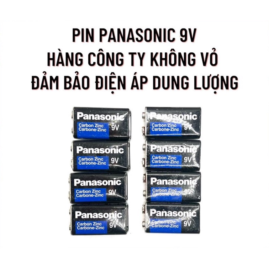 Pin 9V panasonic Hàng thanh lý công ty vỏ xước - Pin supercell | Shopee ...