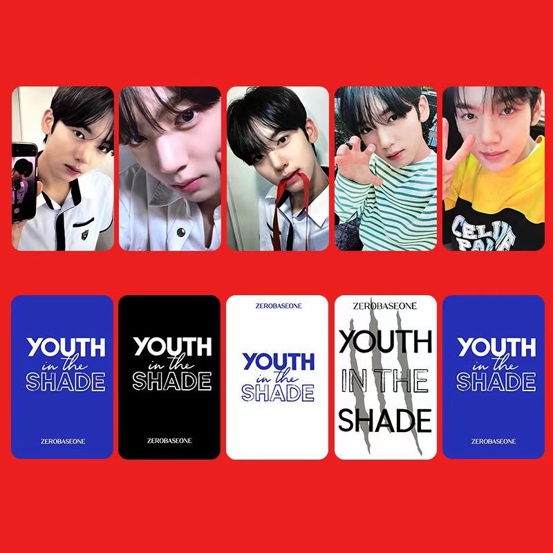 5 cái / bộ zb1 album đầu tay youth in the shade photocards zerobaseone ...