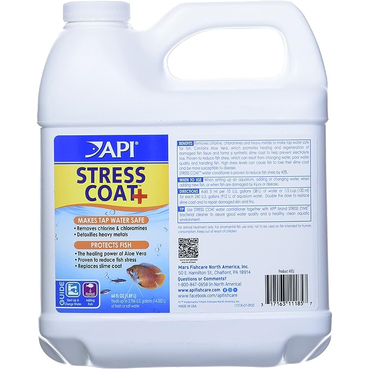 API Stress Coat 1890ml - Giảm stress xử lý nước khử độc dưỡng cá tép ...