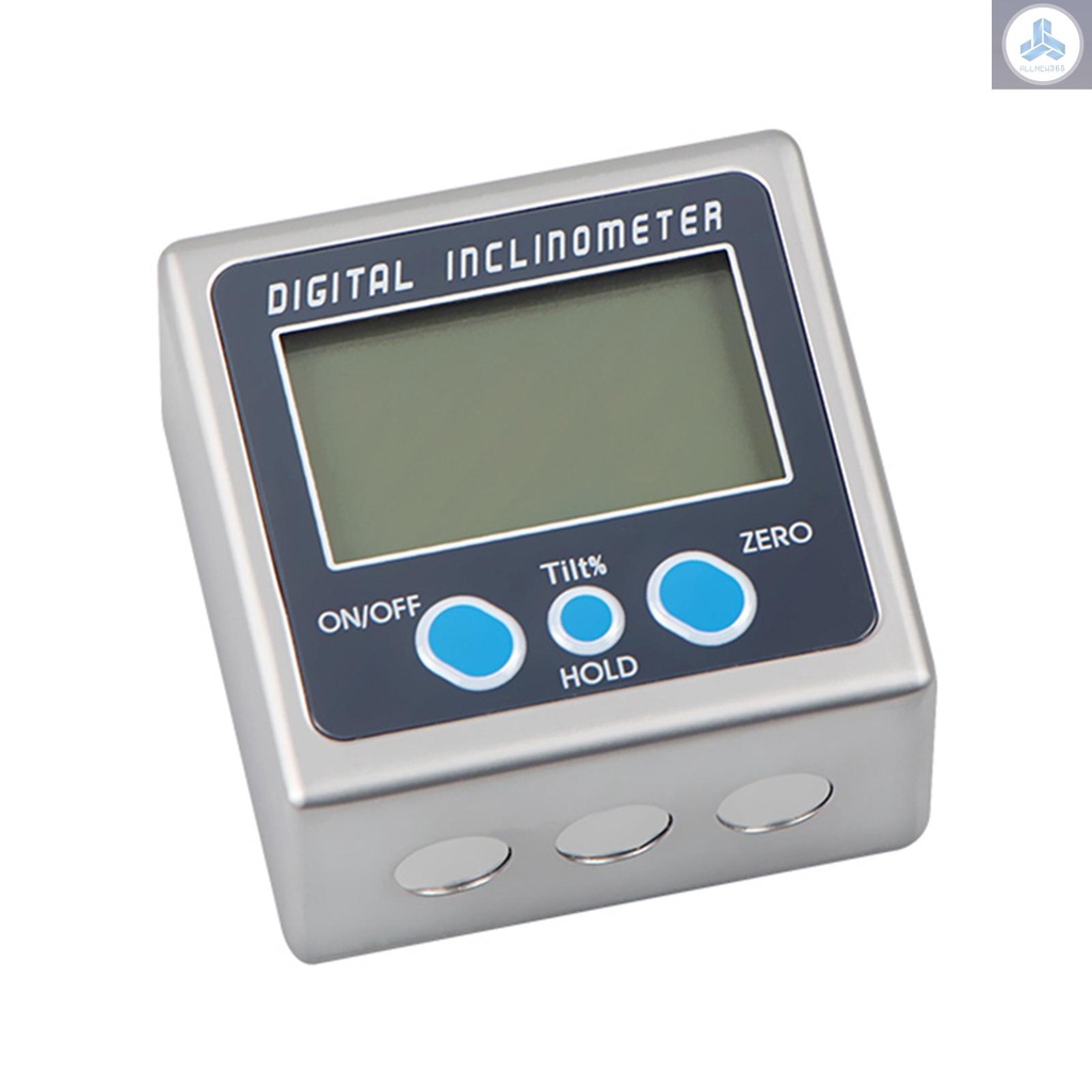 Multi-functional Digital Inclinometer Zinc Alloy Shell 360° Electronic ...
