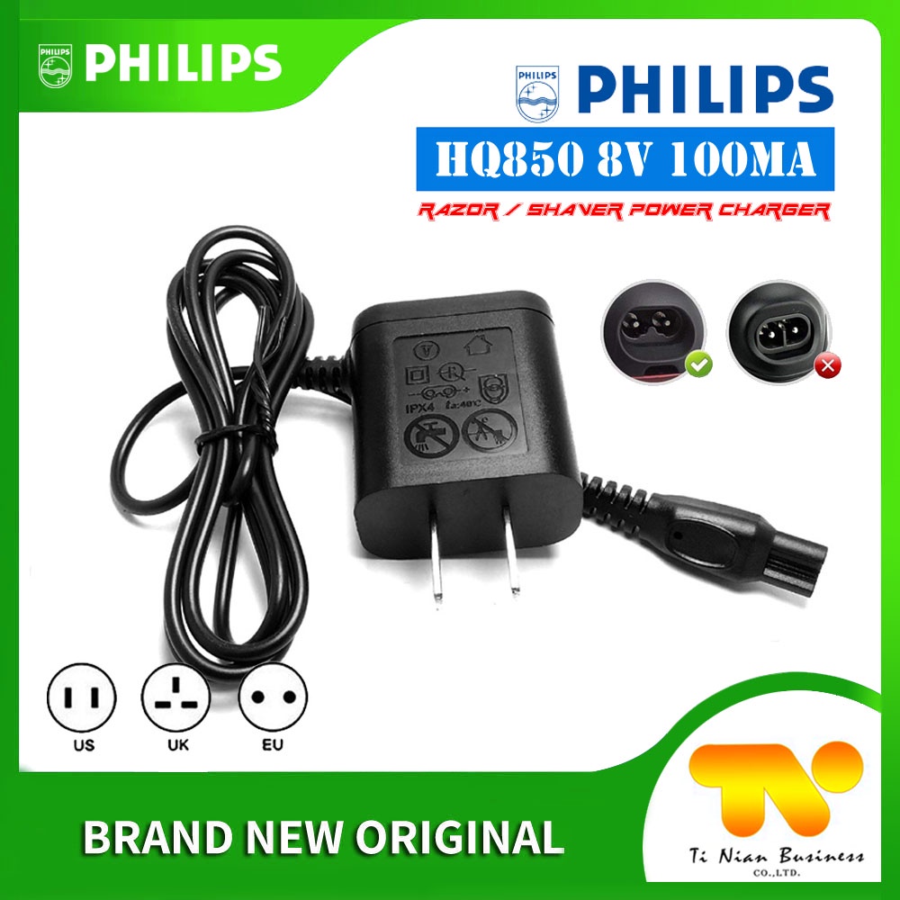 Bộ Sạc 8v 100ma hq850 ac dc Cho philips series 5000 s5050 s5060 s5077 ...