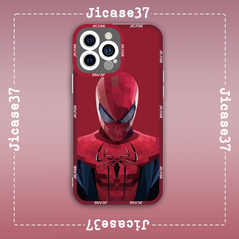 Ốp lưng iphone cạnh vuông Jicase Spider Man Aesthetic MCU Marvel Comics | Shopee Việt Nam
