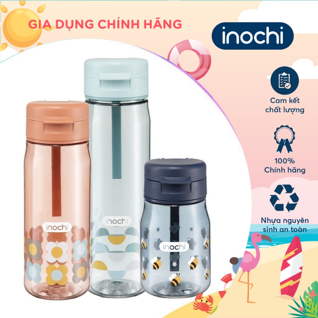 Bình nước Inochi - Kita Fami 350/500/700ml (Nhiều màu) | Shopee Việt Nam