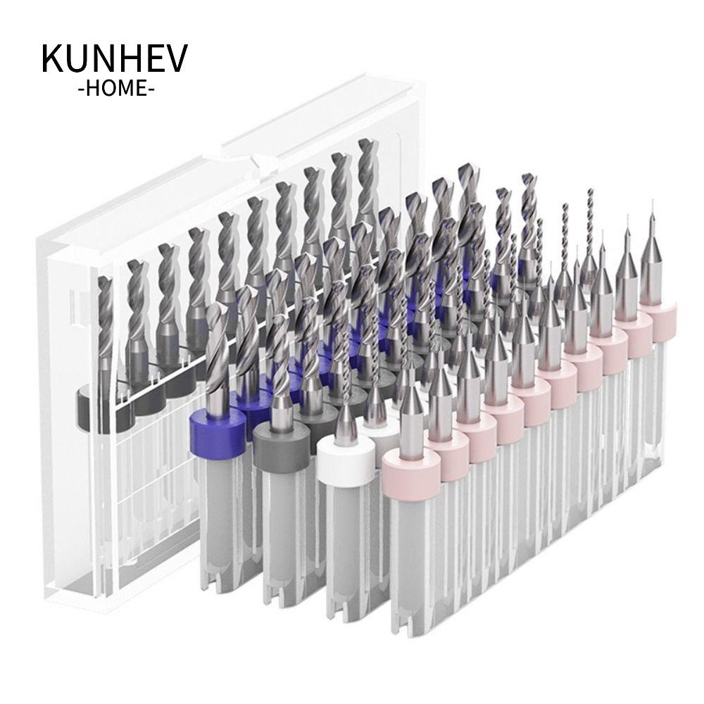KUNHEV Pcb drill bits punch tool pcb twist drill carbide engraving bit ...