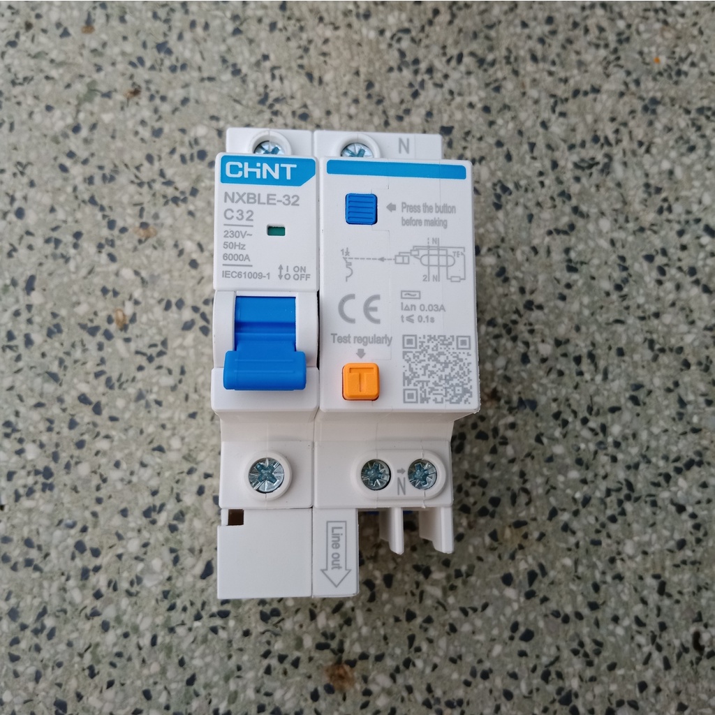 [CB CHINT] RCBO Chint NXBLE-32 16A/32A 1P+N 30mA 6kA CHÍNH HÃNG | Shopee Việt Nam