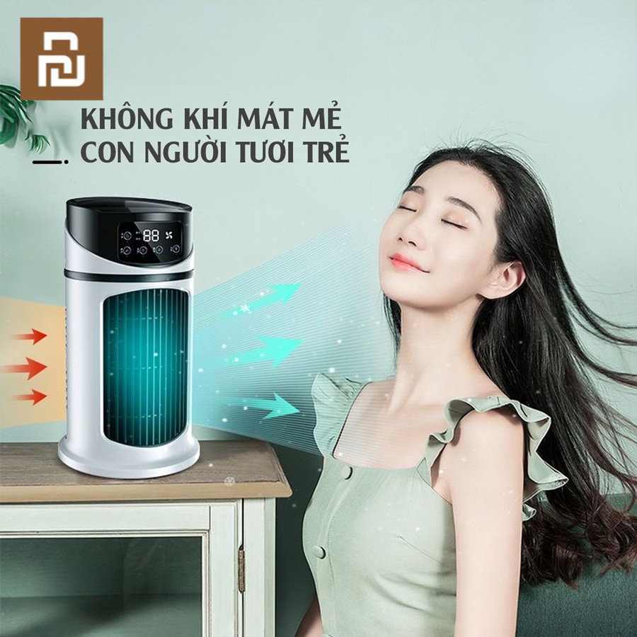 Xiaomi YouPin Quạt điều hòa mini Amoi - Quạt hơi nước phun sương để bàn ...