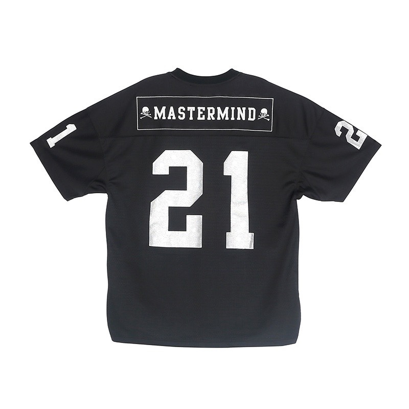 Mastermind japan dark skull letter in t-shirt mmj new co branded mesh ...
