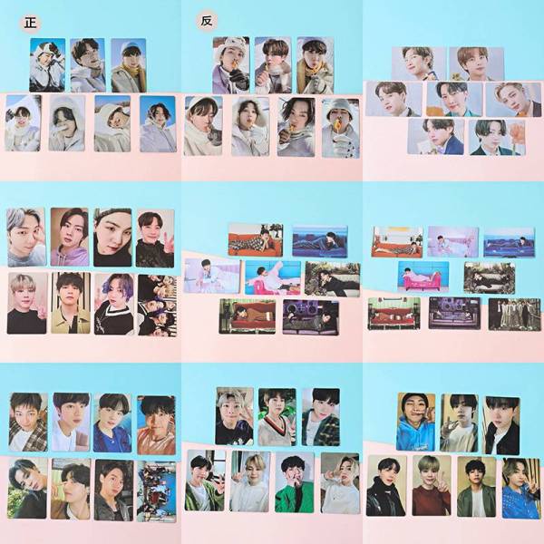 Lin bts be new album card 2021 winter package official same lomo card ...