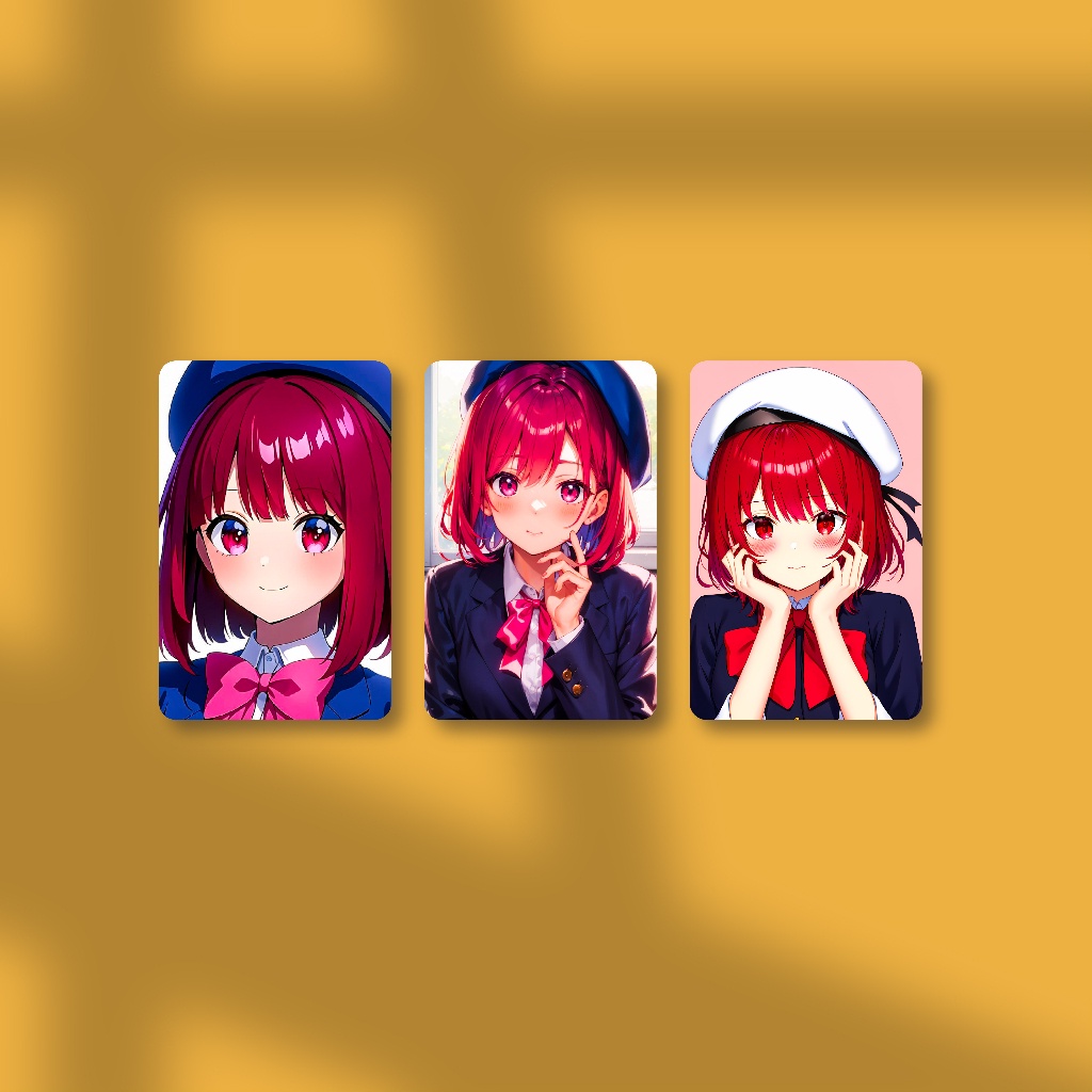 [ PHOTOCARD ] Thẻ Card Bo Góc Ai Kana Arima Oshi No Ko - Giấy Bìa Cứng ...