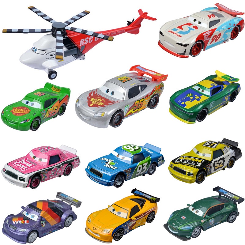 Pixar Cars 3 Lightning McQueen Trực Thăng Max Schnell Shif Well 1: 55 ...
