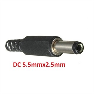 Jack Cắm Nguồn DC Đực 5525 Hàn Dây Kim 2.5mm | Shopee Việt Nam