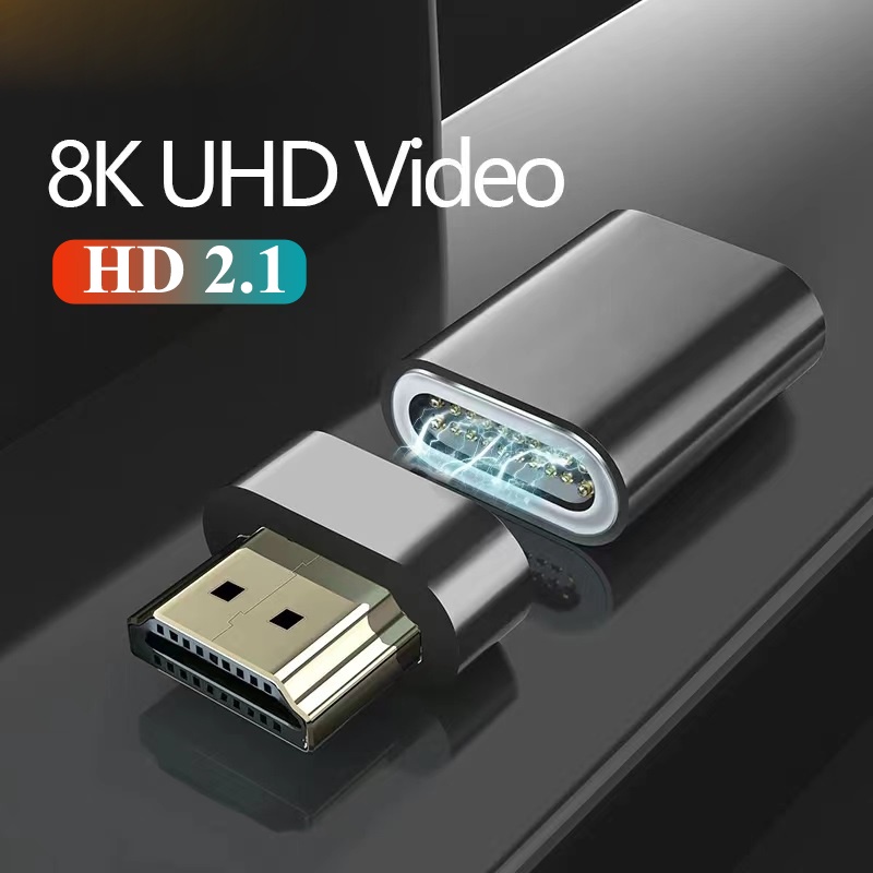 8k hdmi-tương thích được nâng cấp v2.1 bộ chuyển đổi từ tính uhd tốc độ ...