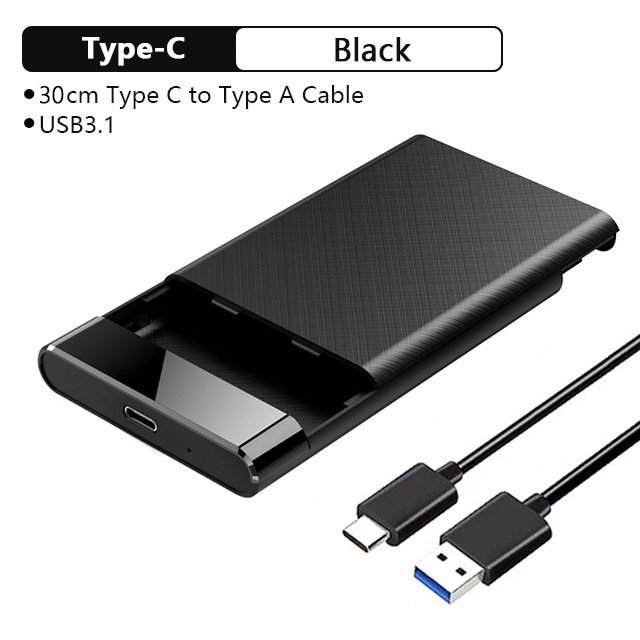 Hộp Đựng Ổ Cứng Ngoài 2.5-inch USB 3.1 SSD HDD Type C 3.1 Chất Lượng ...