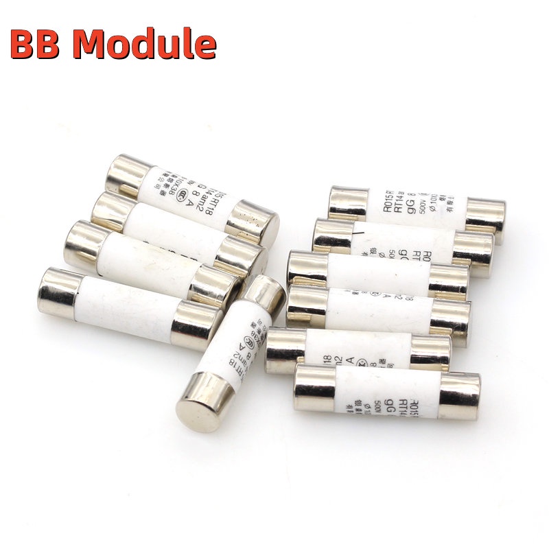 Set 5 Cầu Chì Gốm 10 * 38 10x38mm 380v 500v 0.5a 1a 2a 3a 4a 5a 6a 8a ...