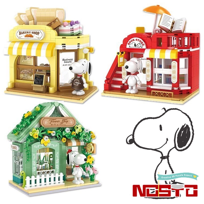 Set 17 Mô Hình Nhân Vật Hoạt Hình Snoopy Đáng Yêu | Shopee Việt Nam