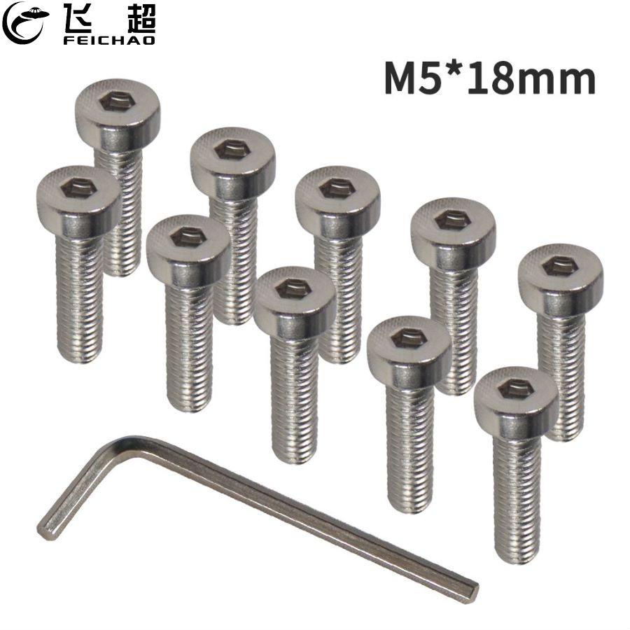Feicho Set 10 Ốc Vít M5 Đầu Lục Giác Bằng Inox 304 Chuyên Dụng Cho ...