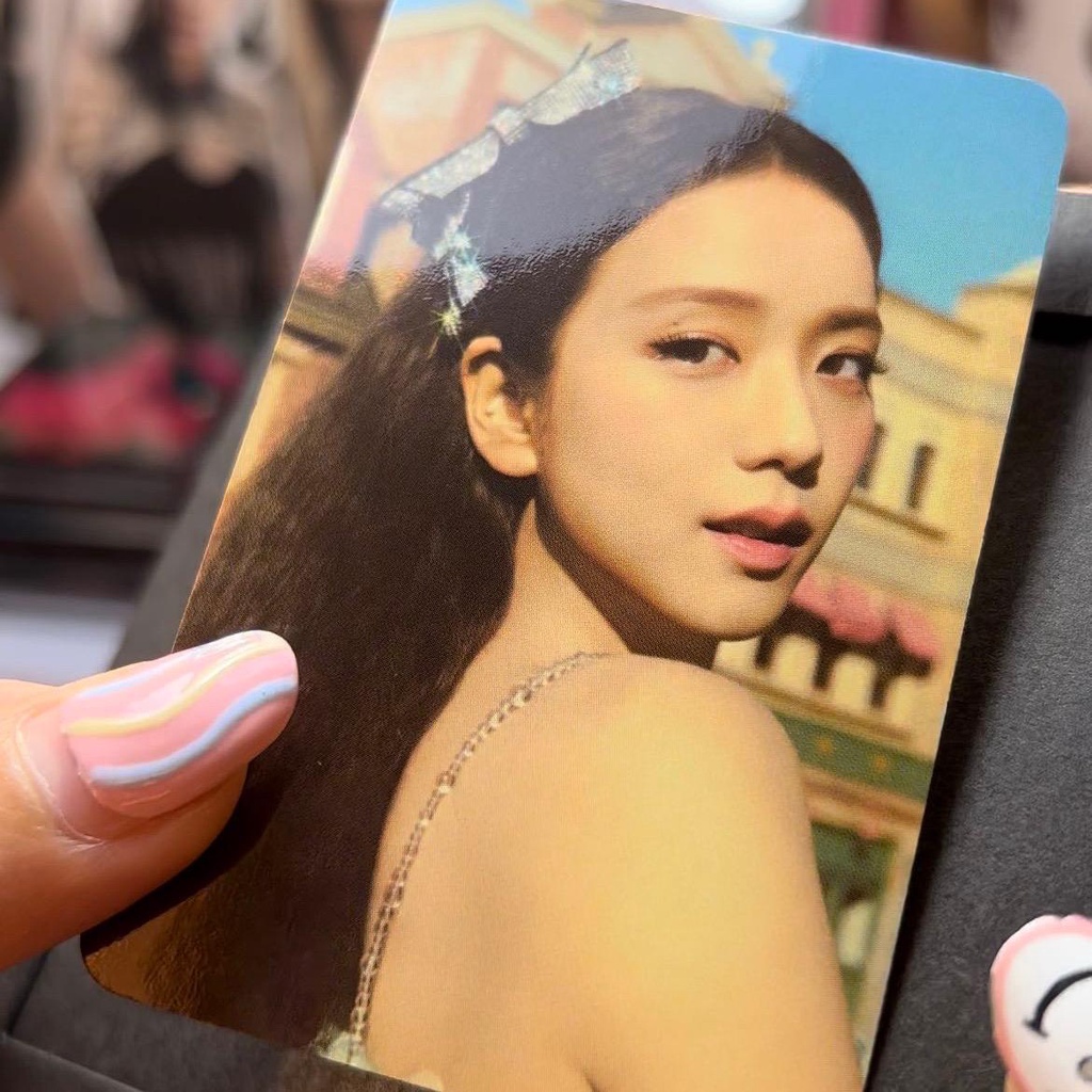 [ME] JISOO PHOTO CARD FOLDER (Set 4 card bo góc kèm folder Jisoo ...