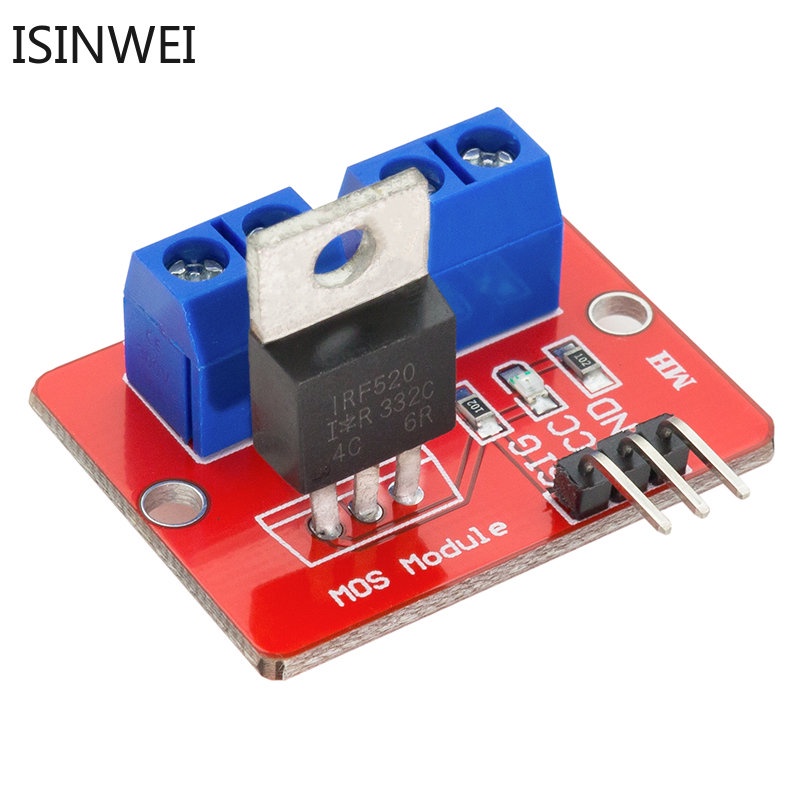 Mô Đun Nút Bấm Mosfet 0-24V IRF520 MOS Cho Arduino MCU ARM Raspberry Pi ...