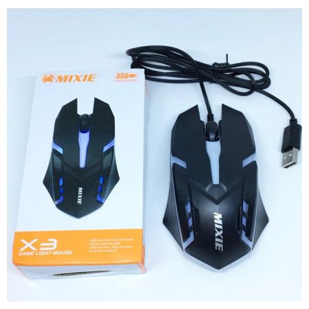 MOUSE MIXIE X3 USB CHÍNH HÃNG Tặng kèm móc khóa xinh xắn | Shopee Việt Nam