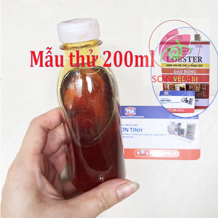 Mẫu Thử 200ml Dầu Bóng Véc Ni Lobster Vecni Bảo Vệ Gỗ Vẹc Ni Shopee Việt Nam