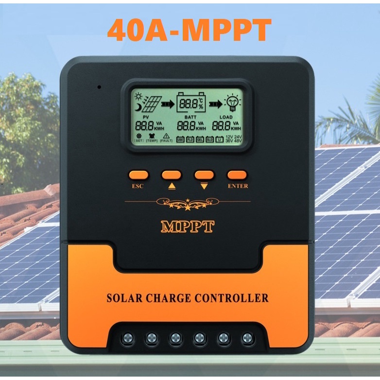 [Rẻ vô địch] MPPT 40A Bộ Điều Khiển Sạc Năng Lượng Mặt Trời 100V Plus Phiên Bản 12V 24V 40A MPPT ...