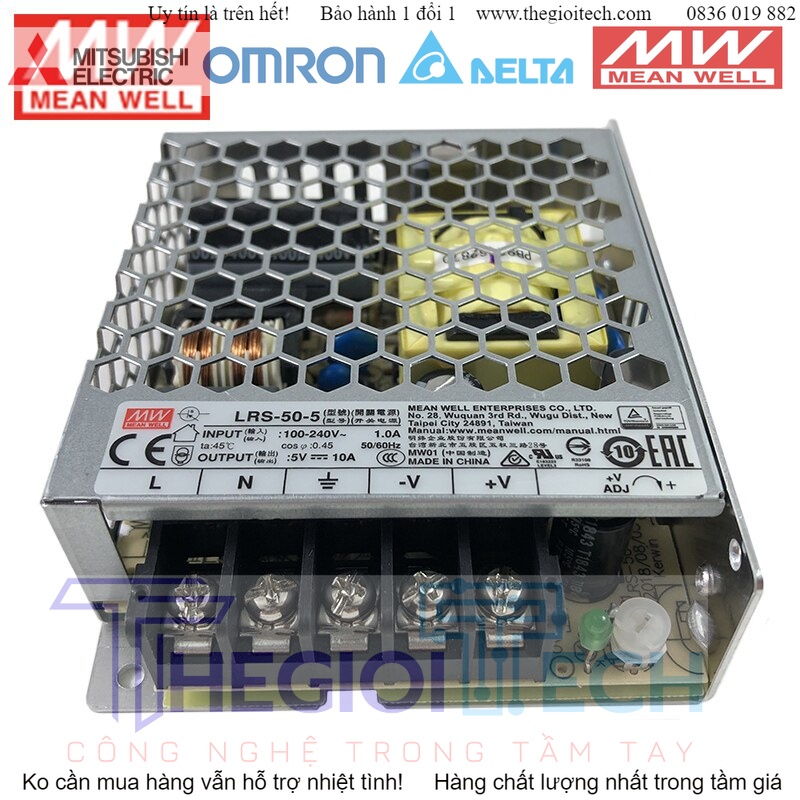 BỘ NGUỒN MEANWELL LRS-50-5, LRS-50-12, LRS-50-15, LRS-50-24, LRS-50-36 ...