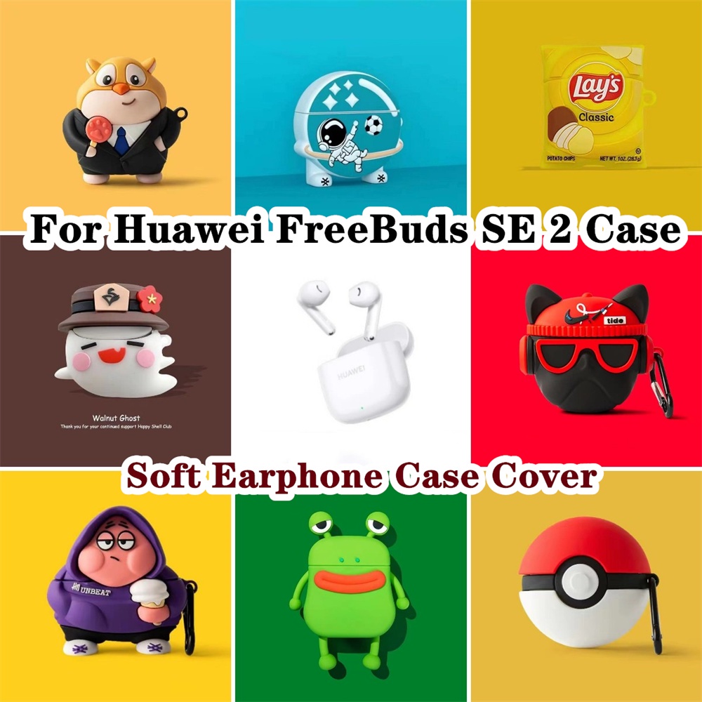 [chất Lượng cao] đối với huawei freebuds se 2 case innovation cartoon ...