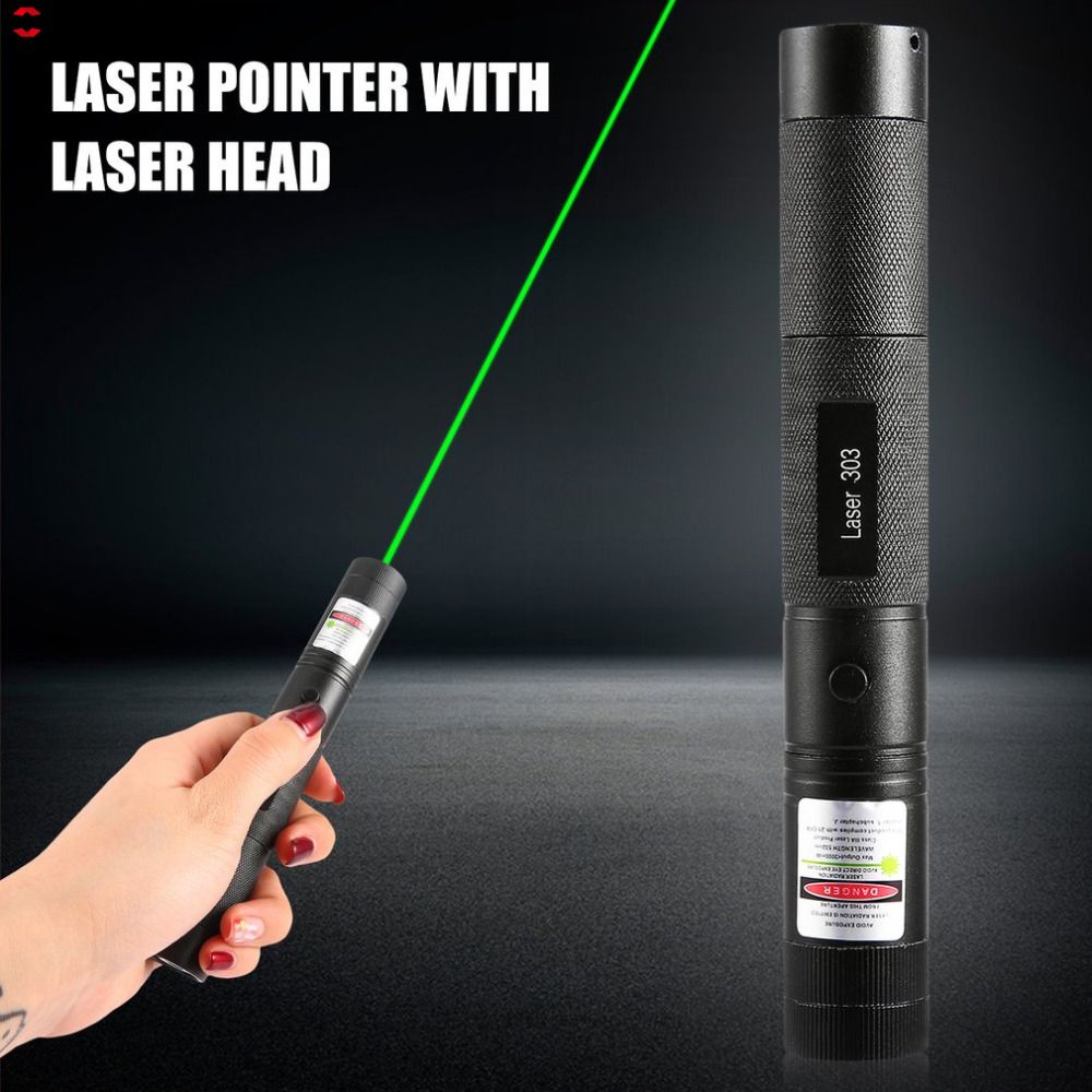 Bút con trỏ laser 303 Đèn pin con trỏ laser màu xanh lá cây 532nm đèn ...