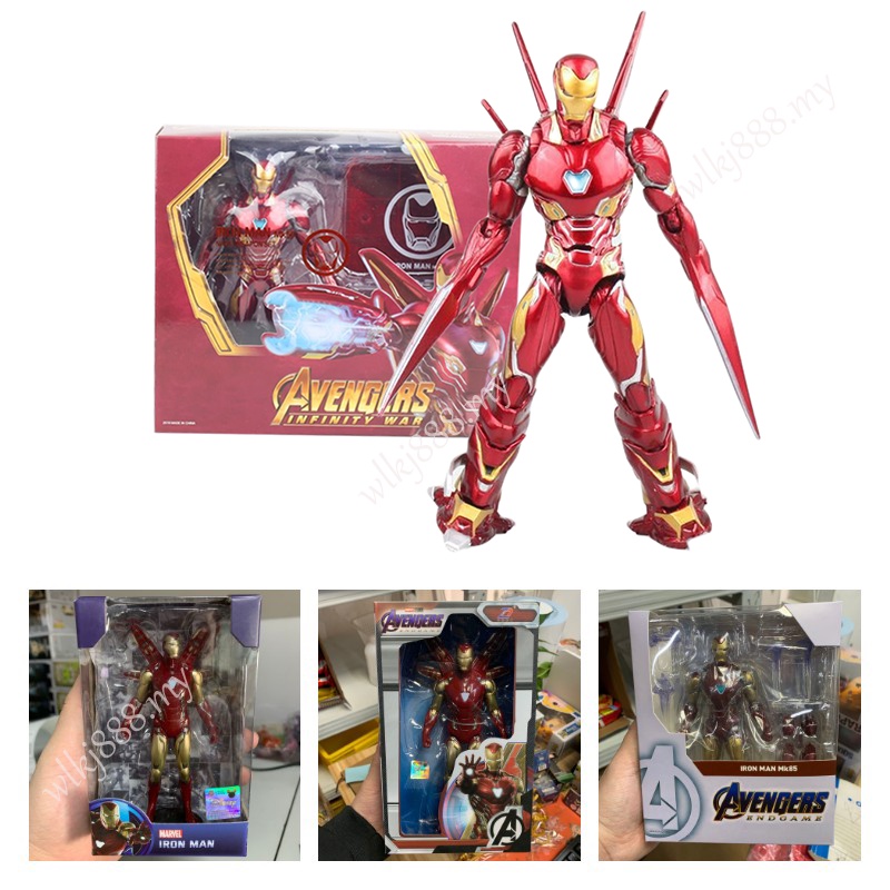 Mô Hình Nhân Vật Iron Man MK85 MK46 MK50 Trong Avengers Marvel Articulado SHF MK50 | Shopee Việt Nam