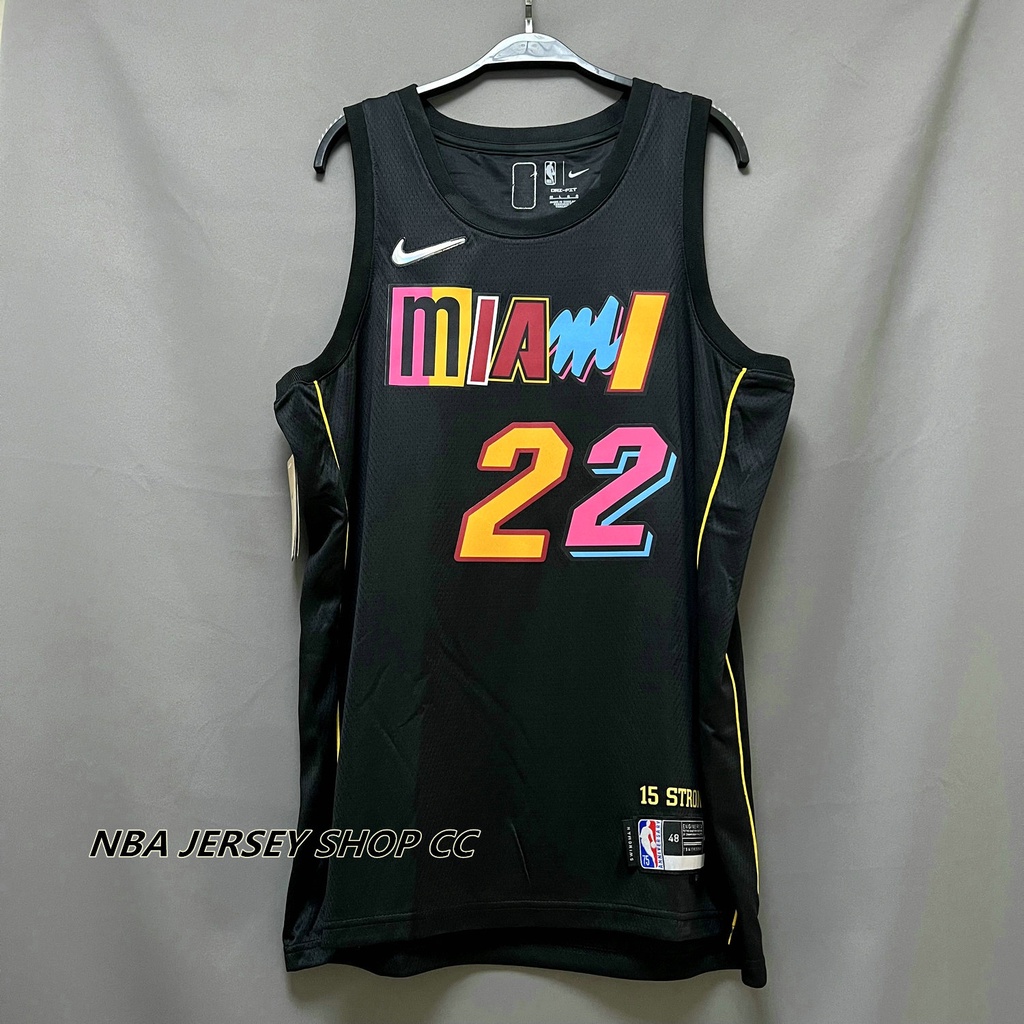 2021-22 Nam Nba Miami Heat chính hãng mới #22 Jimmy Butler City Edition ...