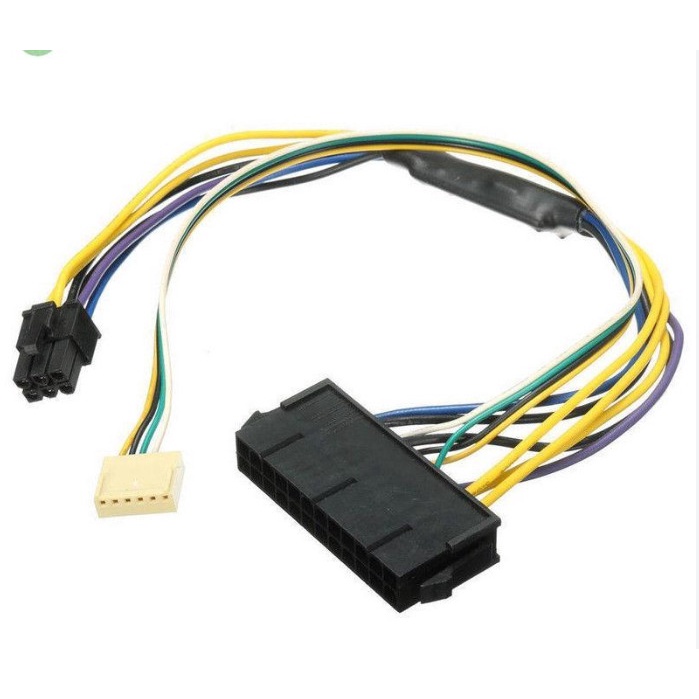 Cáp chuyển nguồn ATX 24 pin sang 6 Pin PSU 18AWG cho HP Z220 Z230 SFF ...