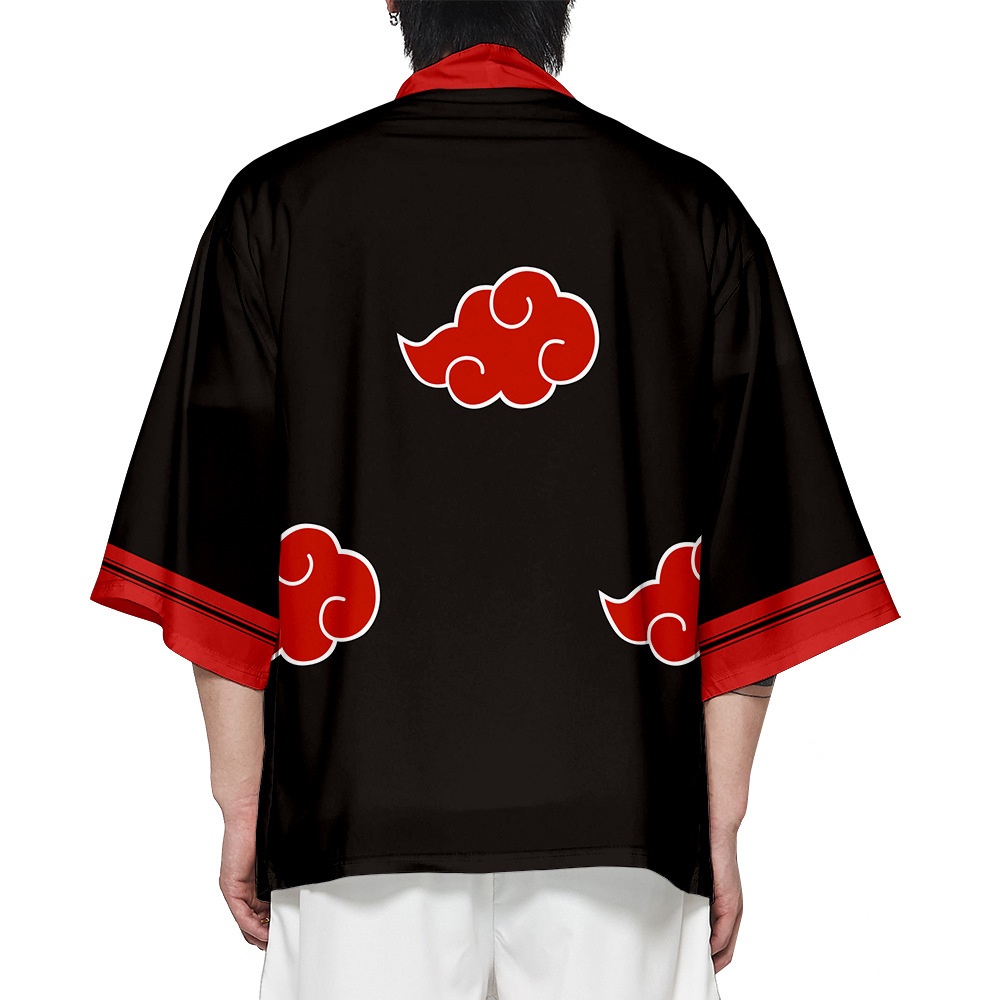 Áo Choàng Kimono Biểu Tượng Uchiha Sharingan NARUTO Haori Sasuke ...