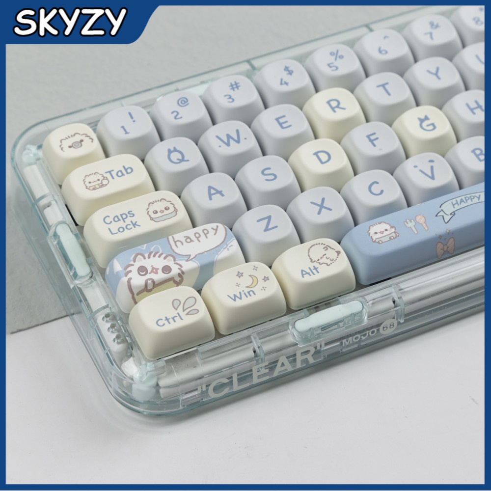 144 Phím Mèo Con Keycaps MOA Profile Mèo Anime PBT Dye Sub Cơ Keycap ...