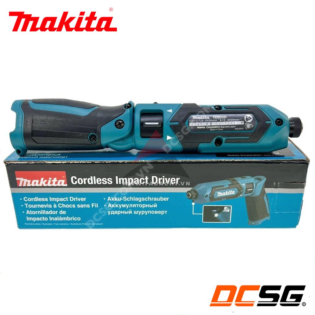 Máy vặn vít gập dùng pin 7.2V Makita TD022DZ (không pin sạc) | DCSG | Shopee Việt Nam