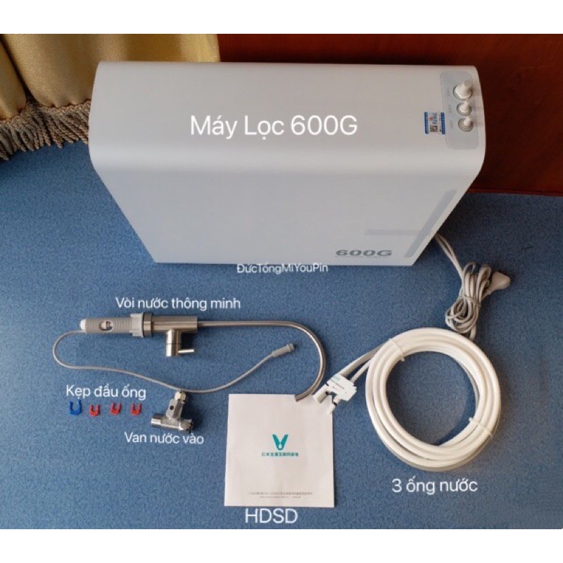 MÁY LỌC NƯỚC TINH KHIẾT XIAOMI VIOMI 600G KÈM ĐO TDS KẾT NỐI MIHOME KÈM VÒI NƯỚC THÔNG MINH ...
