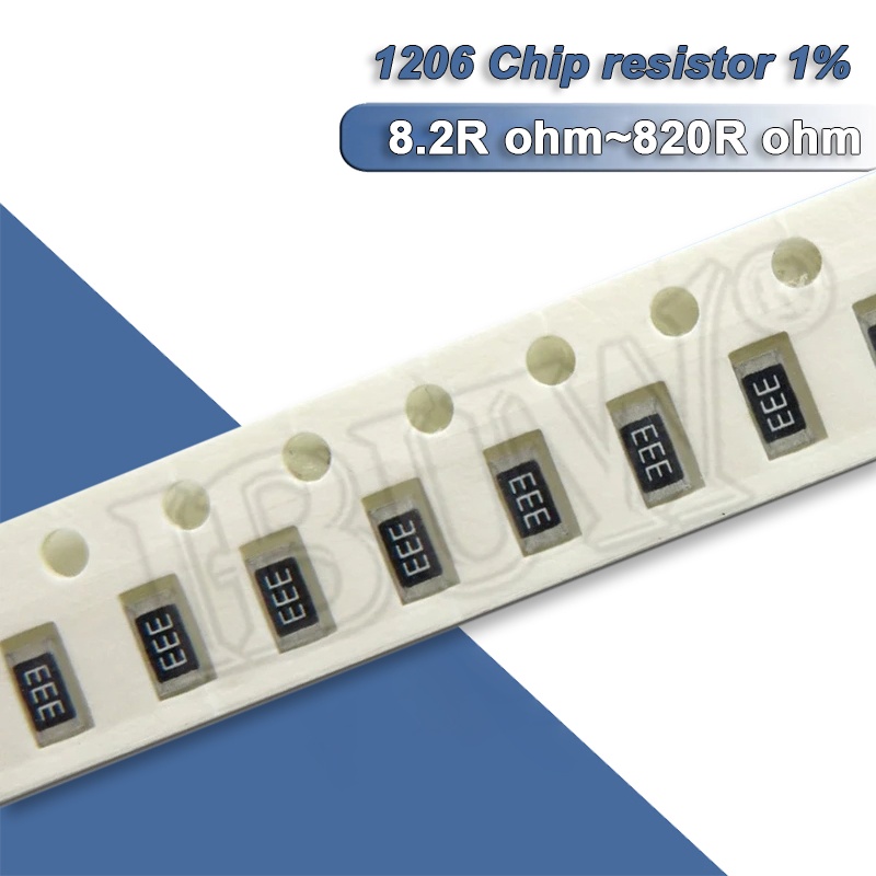 Set 100 Điện Trở Chip 1206 SMD 1 / 2W 10R 100R 330R 470R 510R 820R 8.2R ...