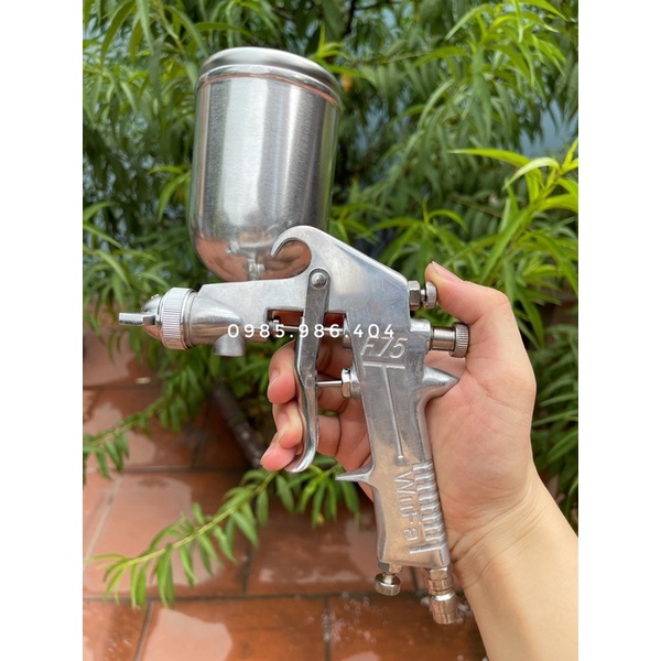 Súng phun sơn F75 WuFa lỗ phun 1.5mm chính hãng sơn xe máy, ô tô , đồ ...