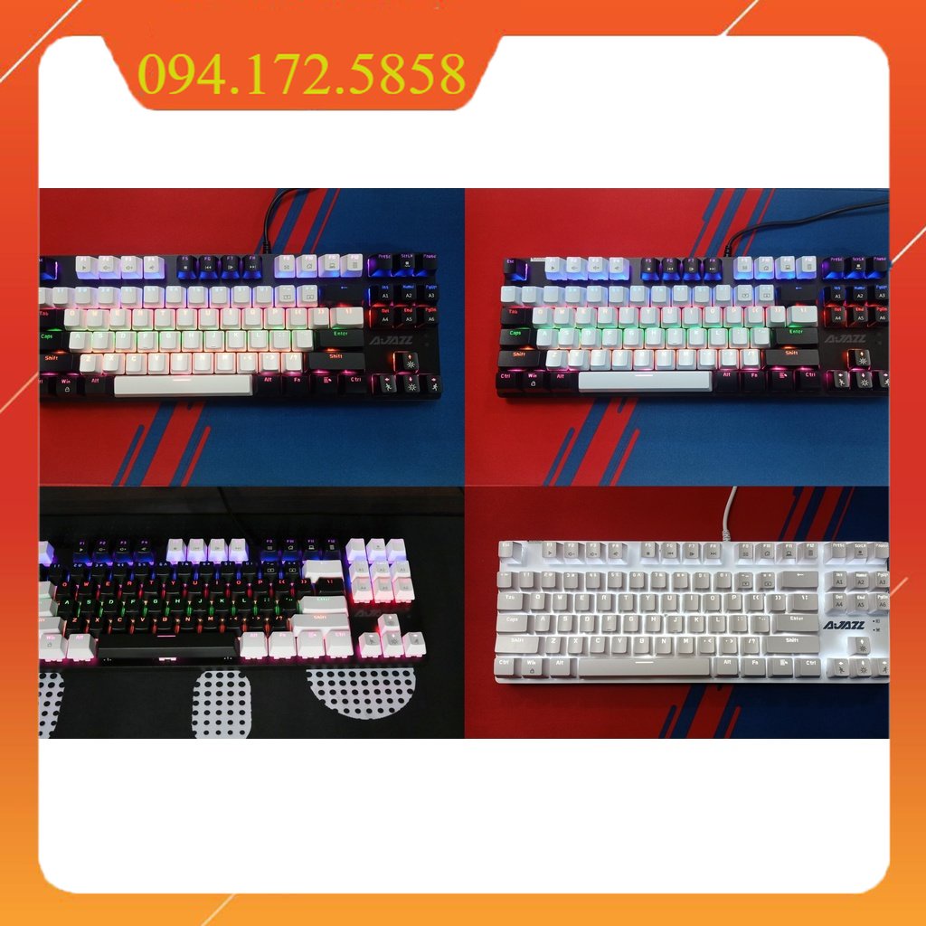 SIÊU HOT Phím cơ Ajazz AK40 mix màu | Shopee Việt Nam